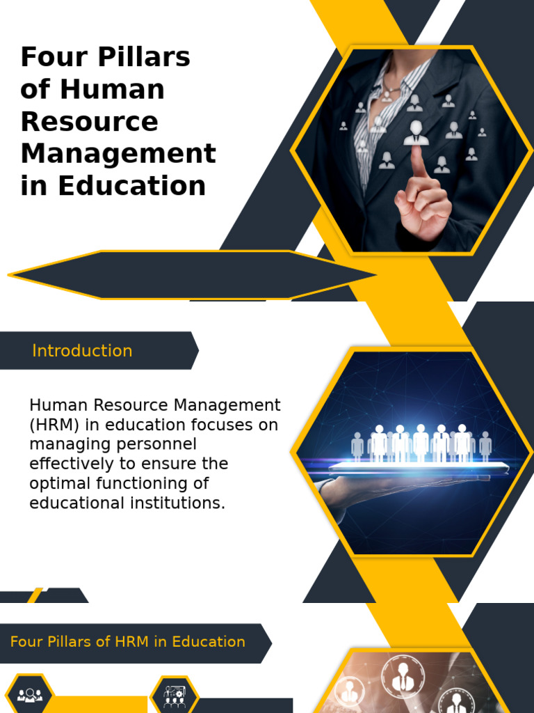 Four Pillars of HRM in Education | PDF | Human Resource Management ...