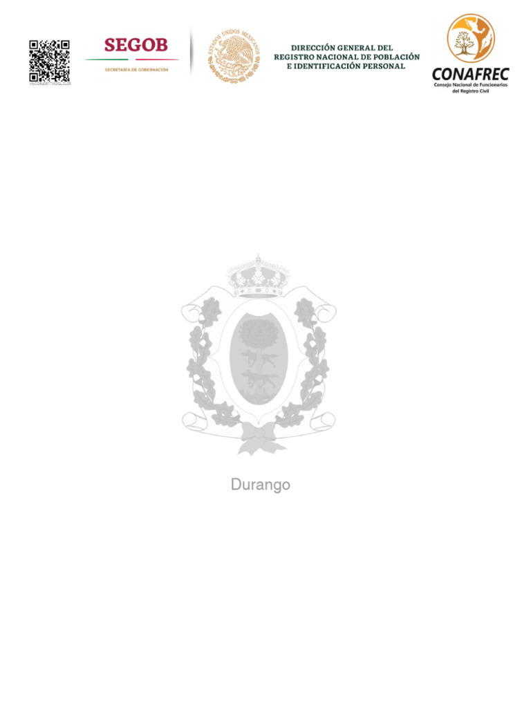 Reverso Acta Durango | PDF