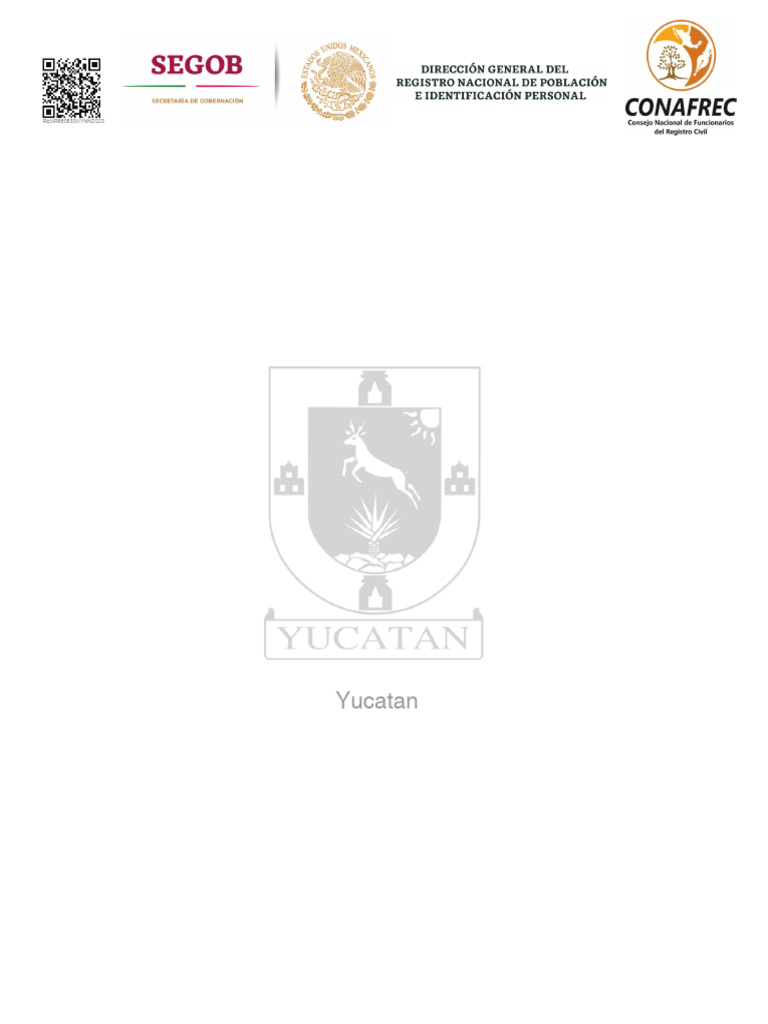 Reverso Acta Yucatan | PDF