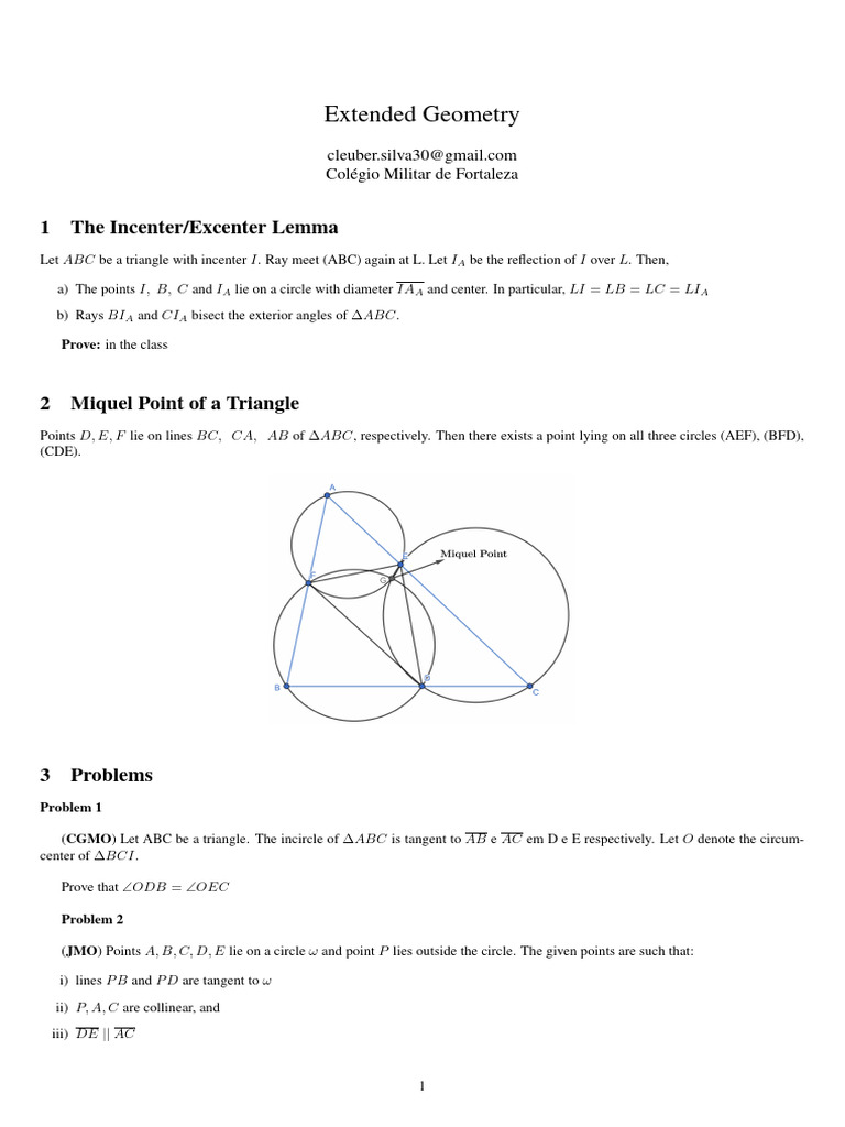 Extende Geometry | PDF