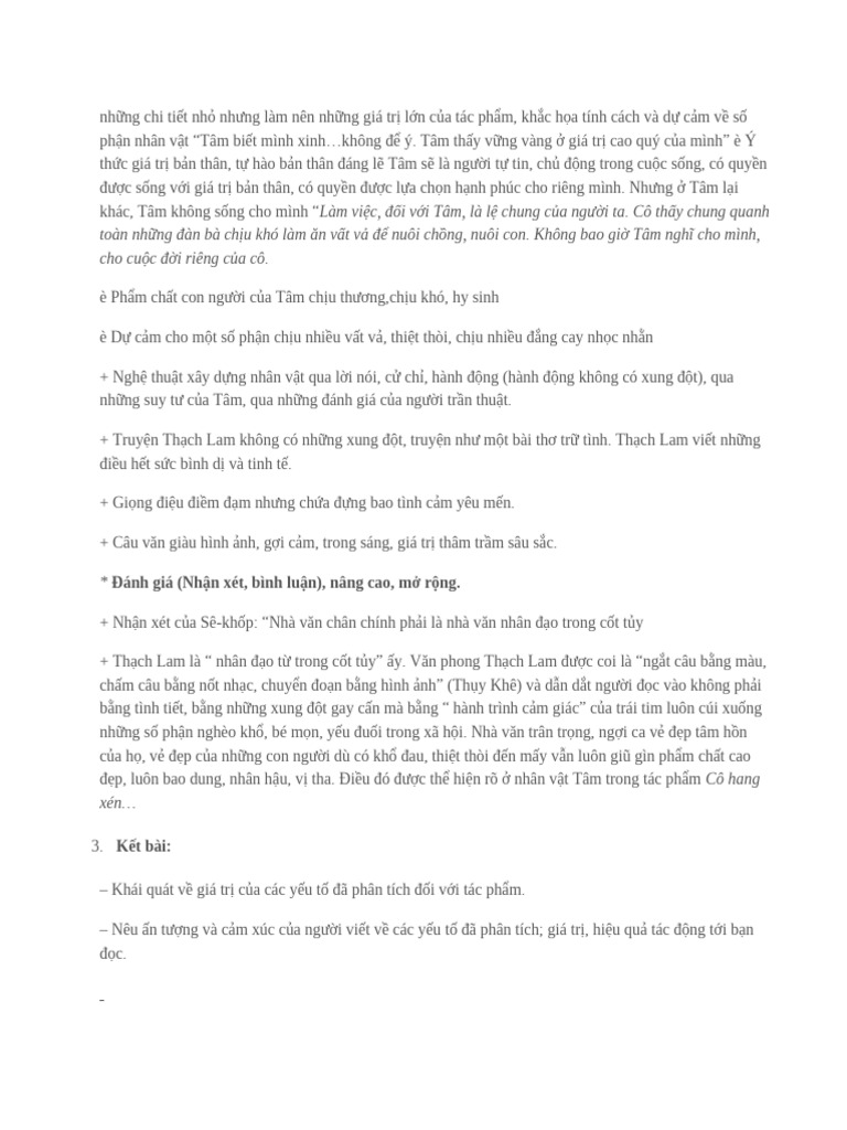 ĐỀ 10- CÔ HÀNG XÓM - thuy diem | PDF