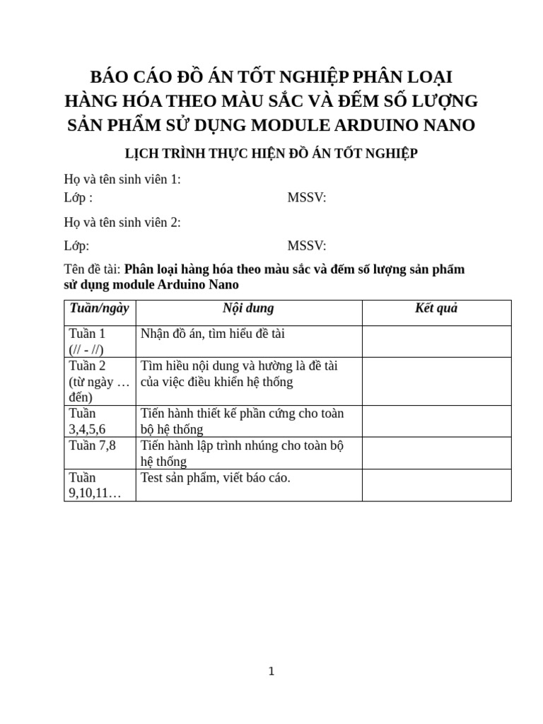 BÁO CÁO ĐỒ ÁN TỐT NGHIỆP PHÂN LOẠI HÀNG HÓA THEO MÀU SẮC VÀ ĐẾM SỐ ...