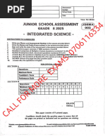 Grade 8 Integrated Science Term 1 Exam | PDF