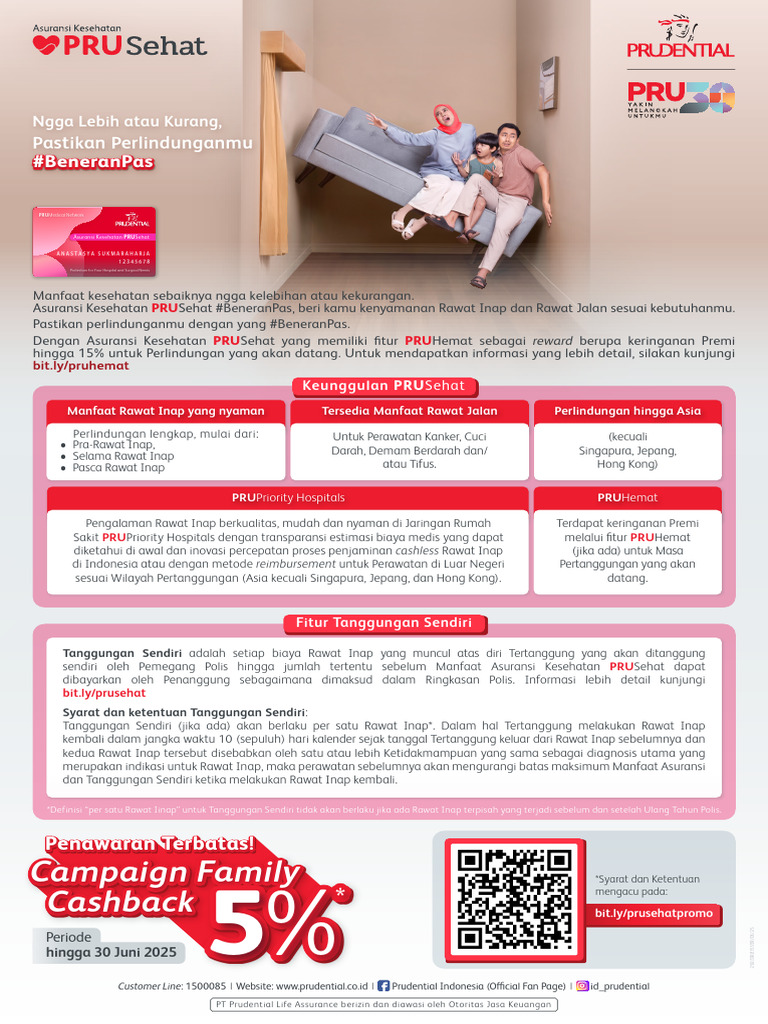 Asuransi Kesehatan PRUSehat Terbaik | PDF