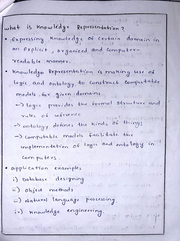 krr assignment | PDF