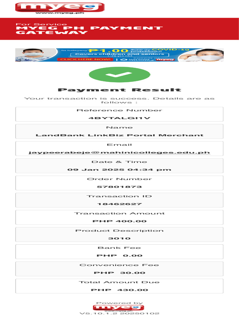 MyEG PH Payment Gateway | PDF