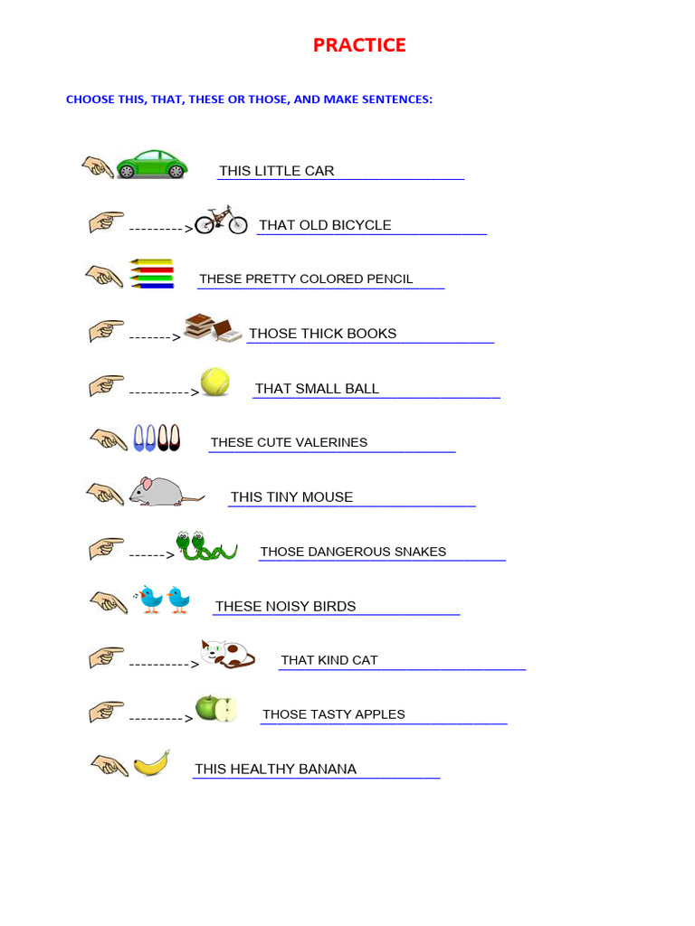 6th WEEK PRACTICE DEMOSTRATIVE | PDF