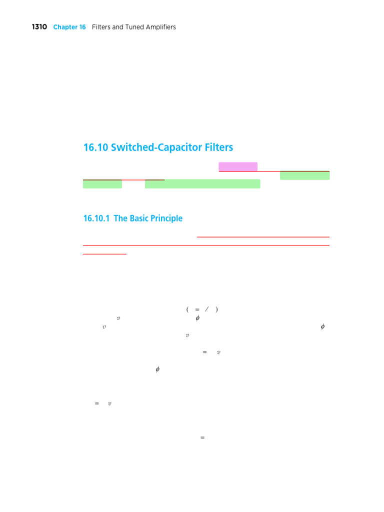 Switched-Capacitor Filter Basics | PDF | Amplifier | Inductor