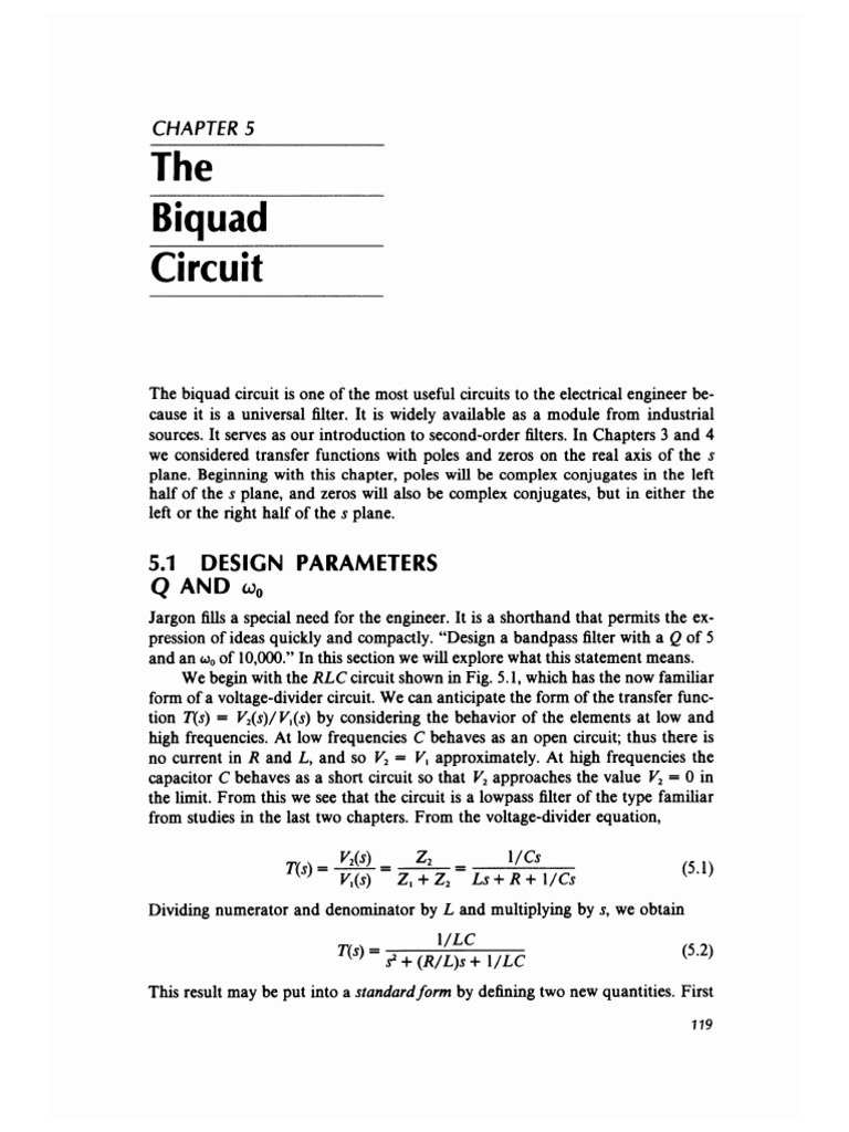 BiQuad CKT | PDF