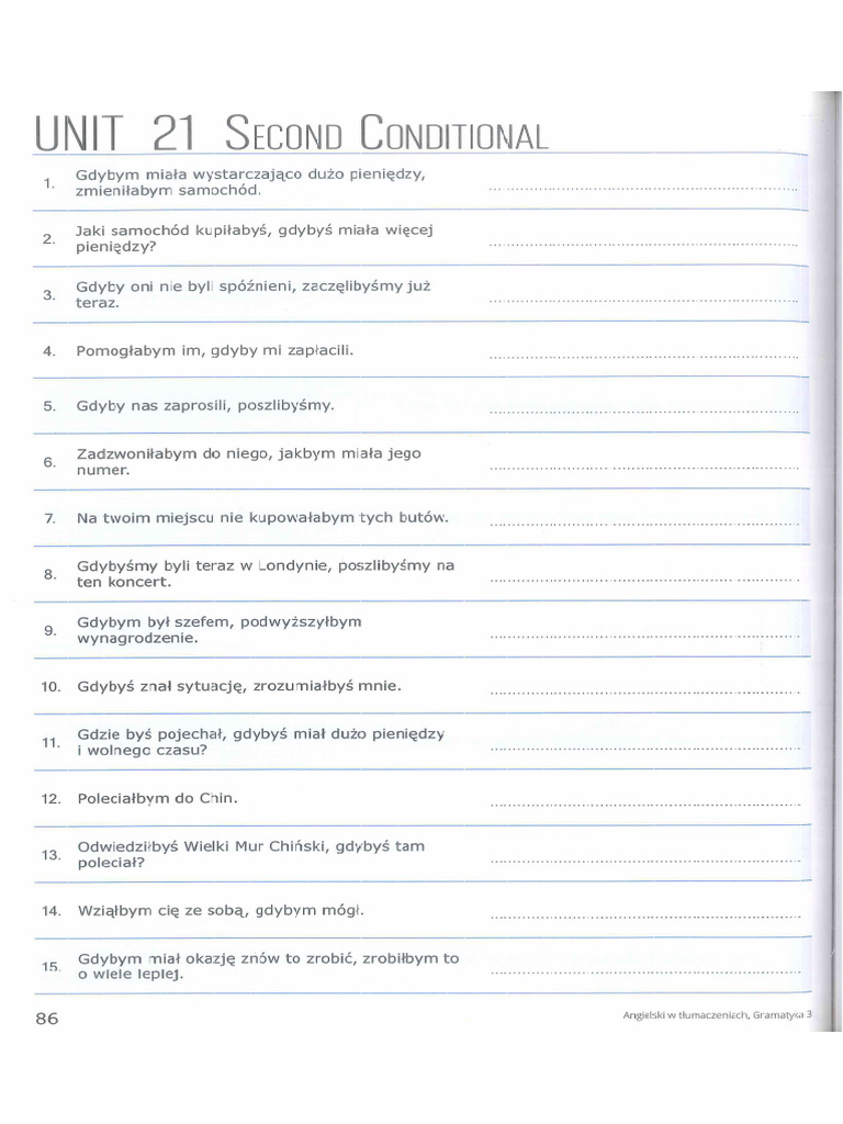 2nd Conditional Translation | PDF