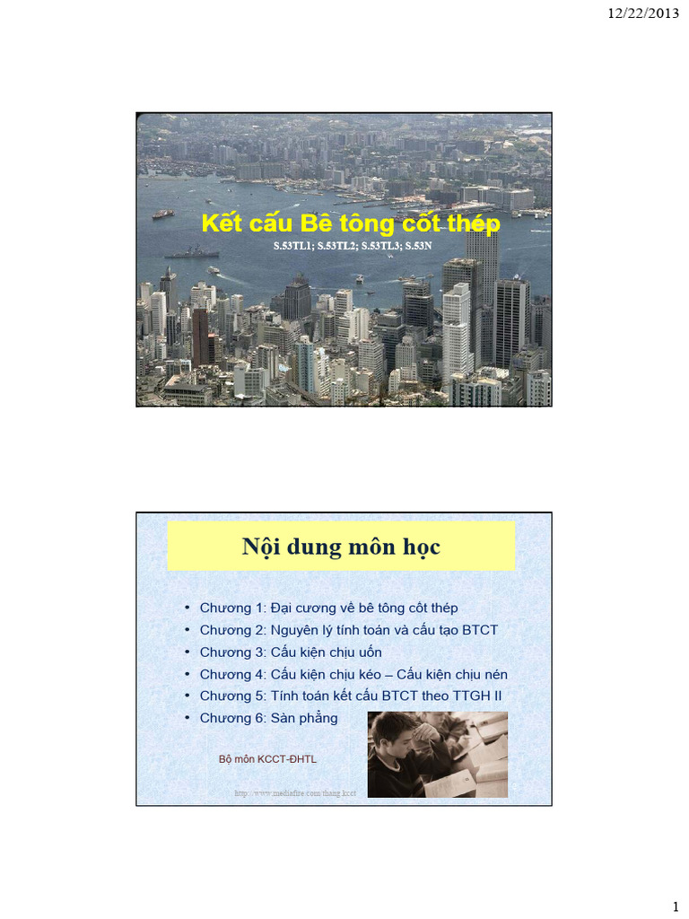 Chuong 1 - Dai Cuong Ve BTCT | PDF