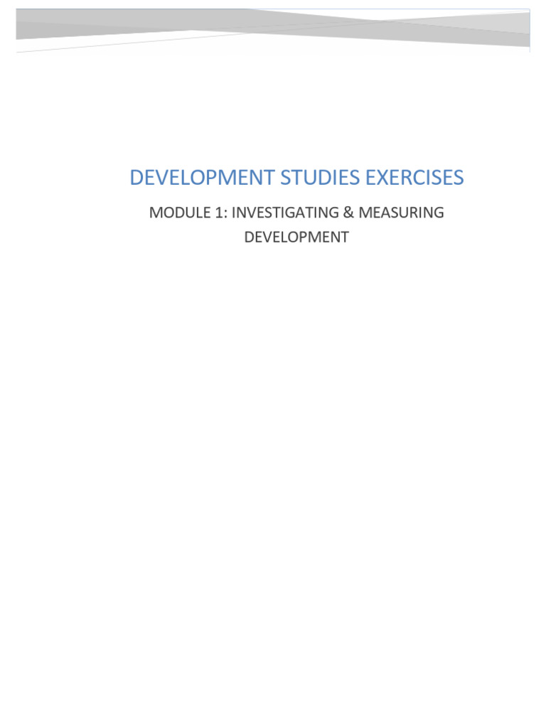 Module 1 Class Exercises 2022 | PDF | Infant Mortality | Life Expectancy