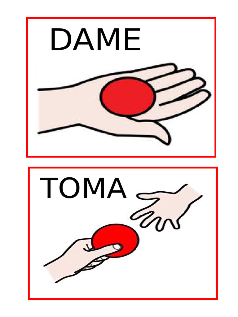 Pictoramas Yo Quiero, Dame, Toma | PDF