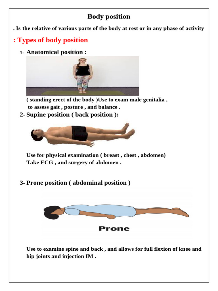 Body Position 3 | PDF