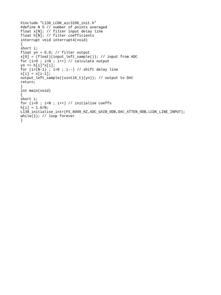 Average Filter | PDF