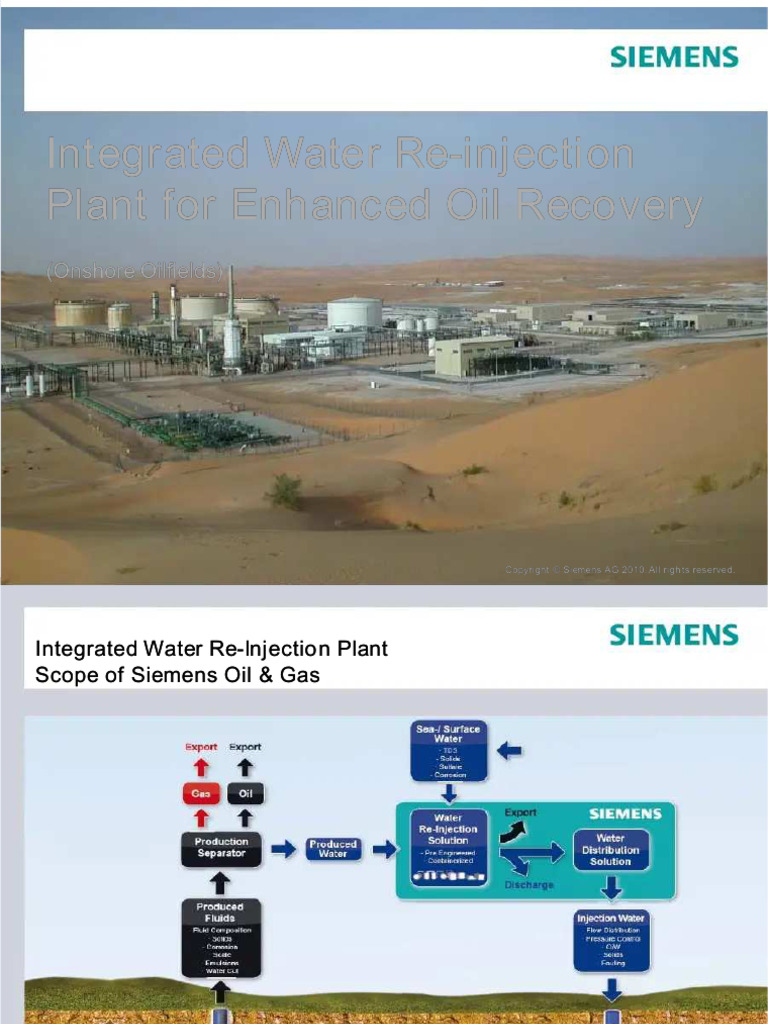 PDF Eor Water Injection - Compress | PDF | Energy Technology | Petroleum