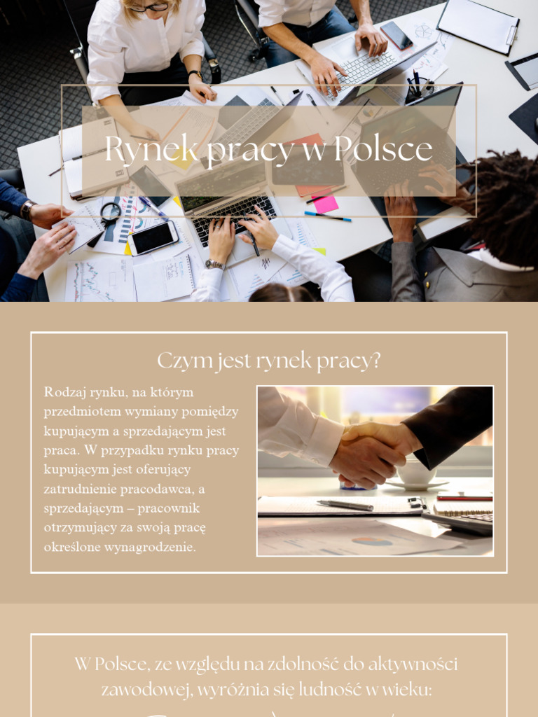Rynek pracy w Polsce | PDF