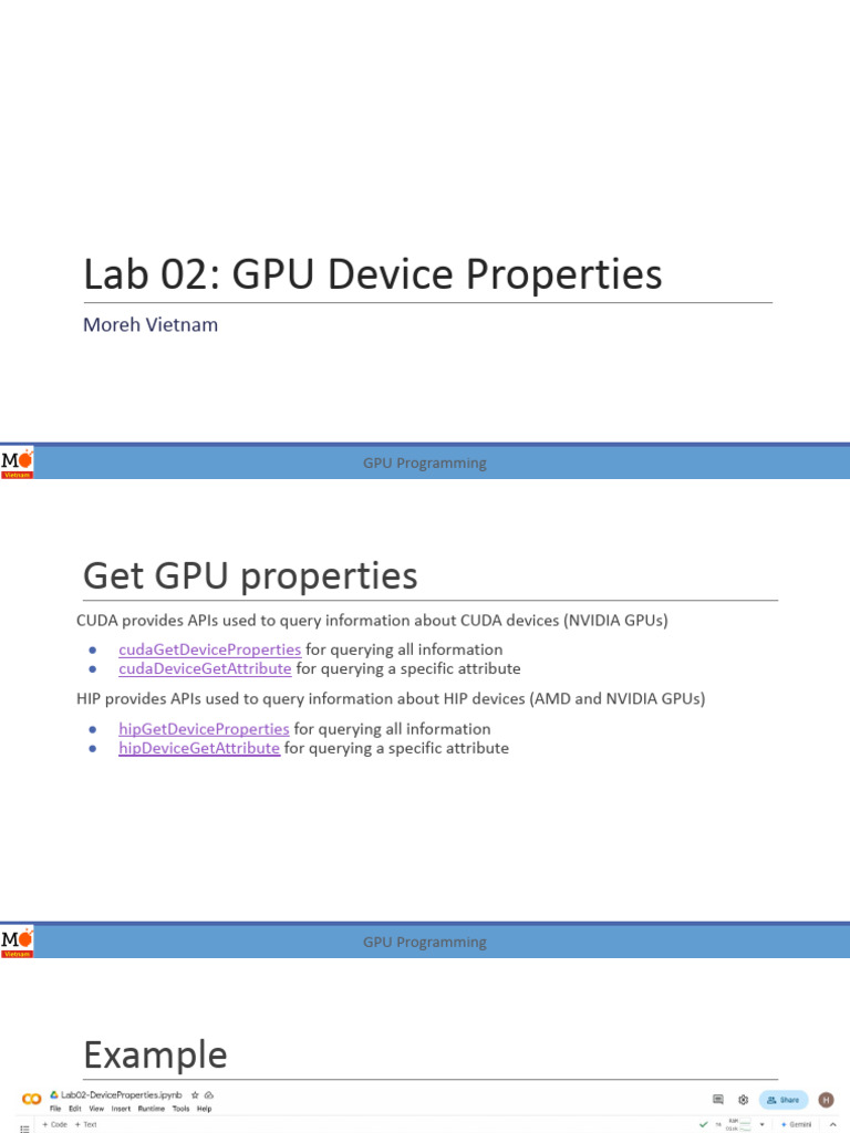 GPU Device Properties in Programming | PDF