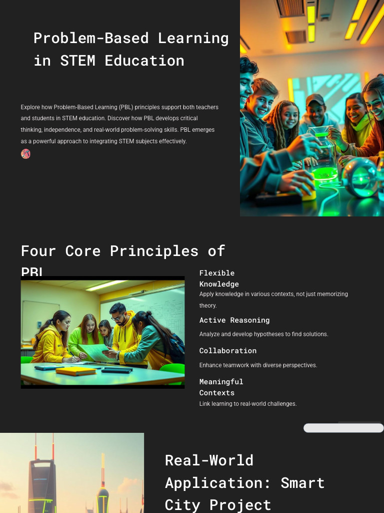 Problem Based Learning in STEM Education | PDF | Cognition | Learning