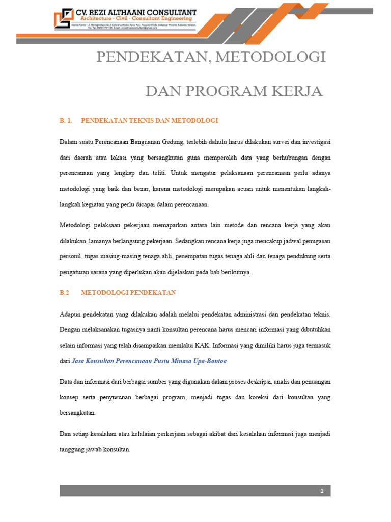 Proposal Teknis | PDF