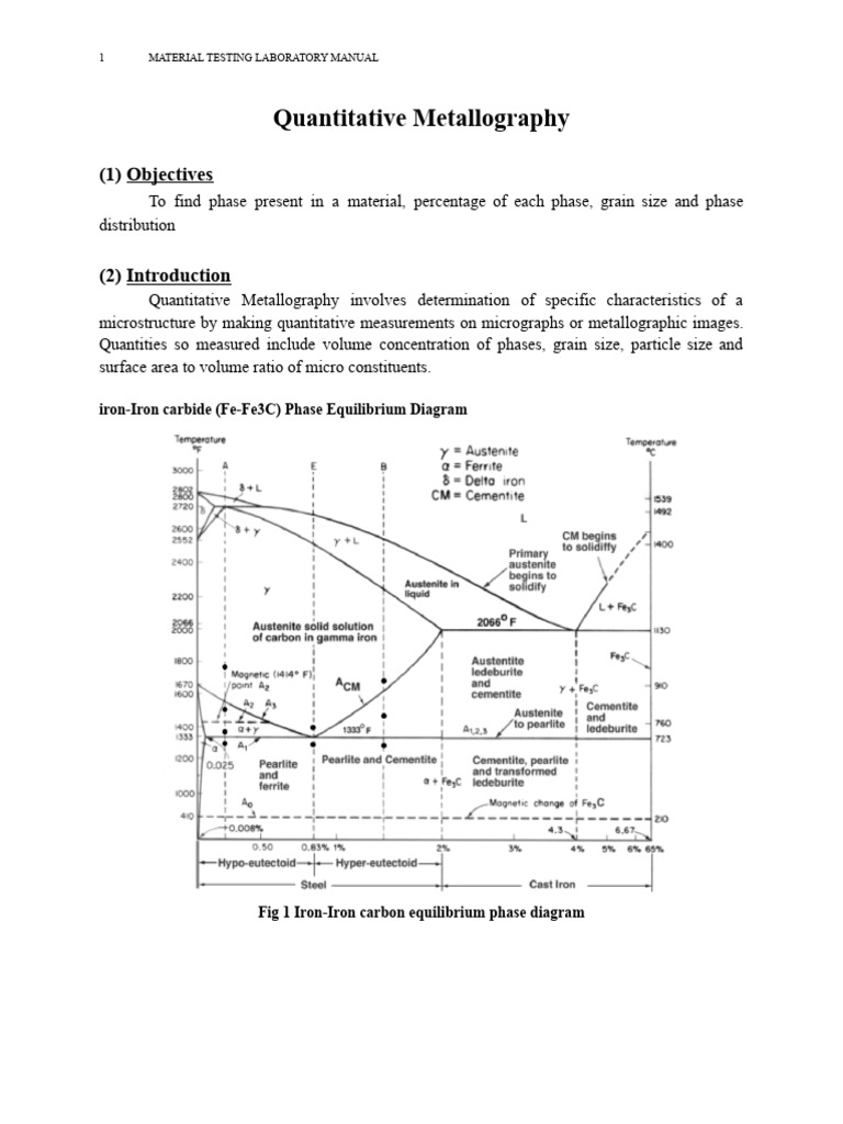 Quantitative Metallography | PDF | Steel | Physical Sciences