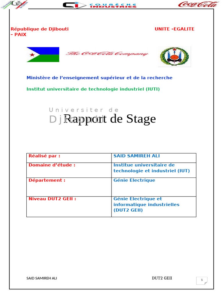 Rapport de Stage : Souffleuse et Décaisseuse | PDF | Sirop | Machine à ...