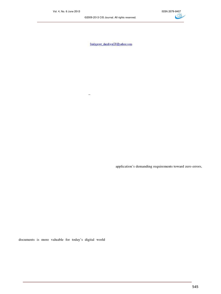 Optical Character Recognition Techniques | PDF | Optical Character Recognition | Computing