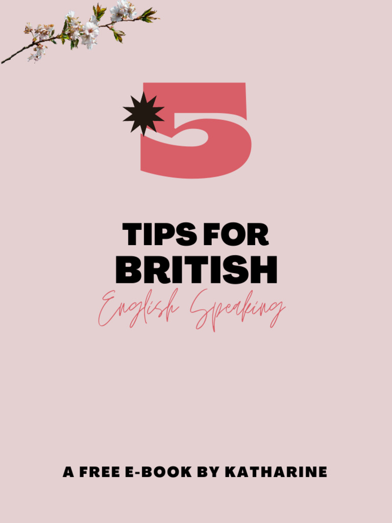 5 Tips For British English Speakers | PDF | English Language