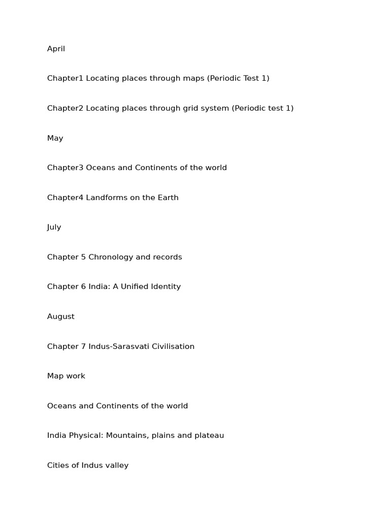 Class 6th Sst 2025- 26 | PDF