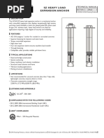 Fischer Anchor Bolts Data Sheet | PDF | Screw | Drill