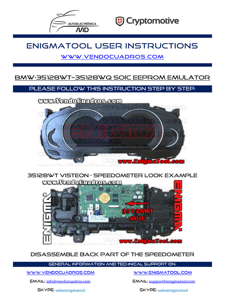 BMW g01 g02 g11 g12 g30 g31 - Visteon - 35128wt Soic Eeprom Emulator Installation - English ...
