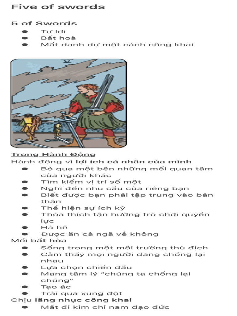 Five of Swords | PDF