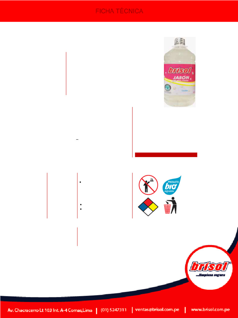 Jabón Multiuso Neutro Brisol: Usos y Beneficios | PDF