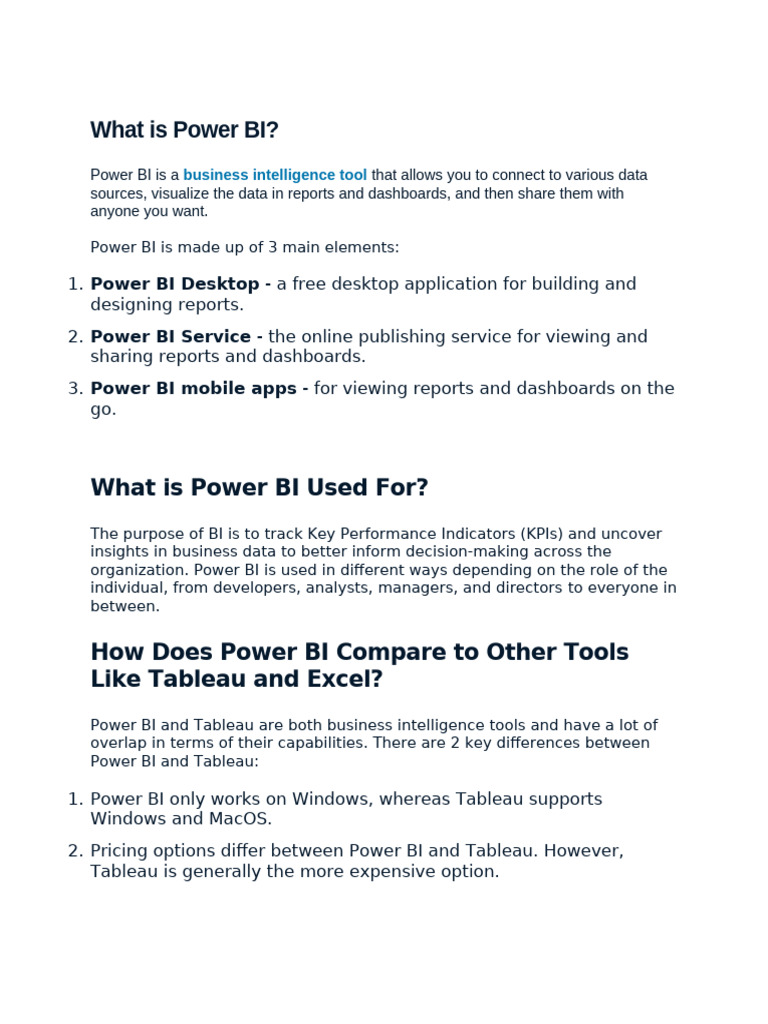 3 Data Visualization with PowerBI | PDF | Microsoft Excel | Data