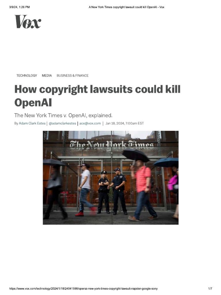Vox News Article | PDF