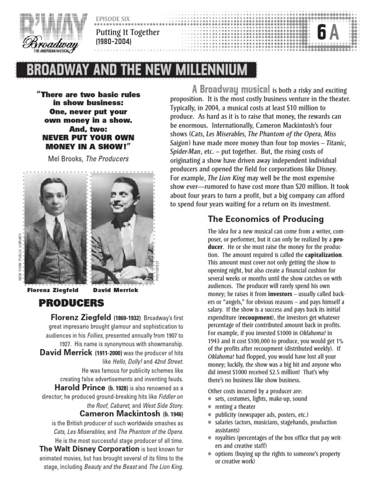 Broadway 2-1 | PDF | Broadway Theatre