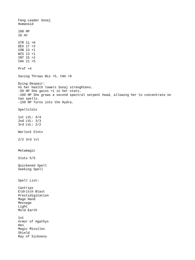 Fang Leader Sonaj | PDF