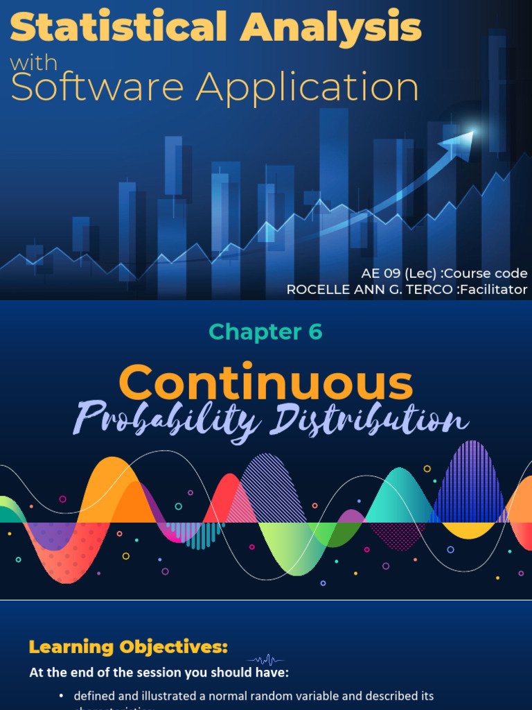 AE 09 Lecture (Chapter 6) Continuous Probability Distribution | PDF | Normal Distribution ...