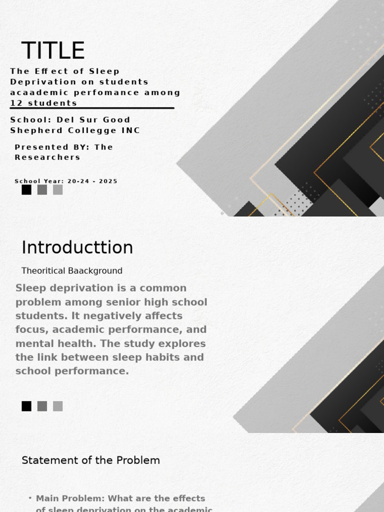 Title | PDF | Sleep Deprivation | Sleep