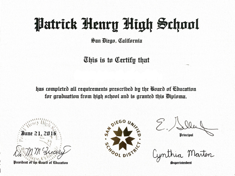 PH Highschool Diploma | PDF