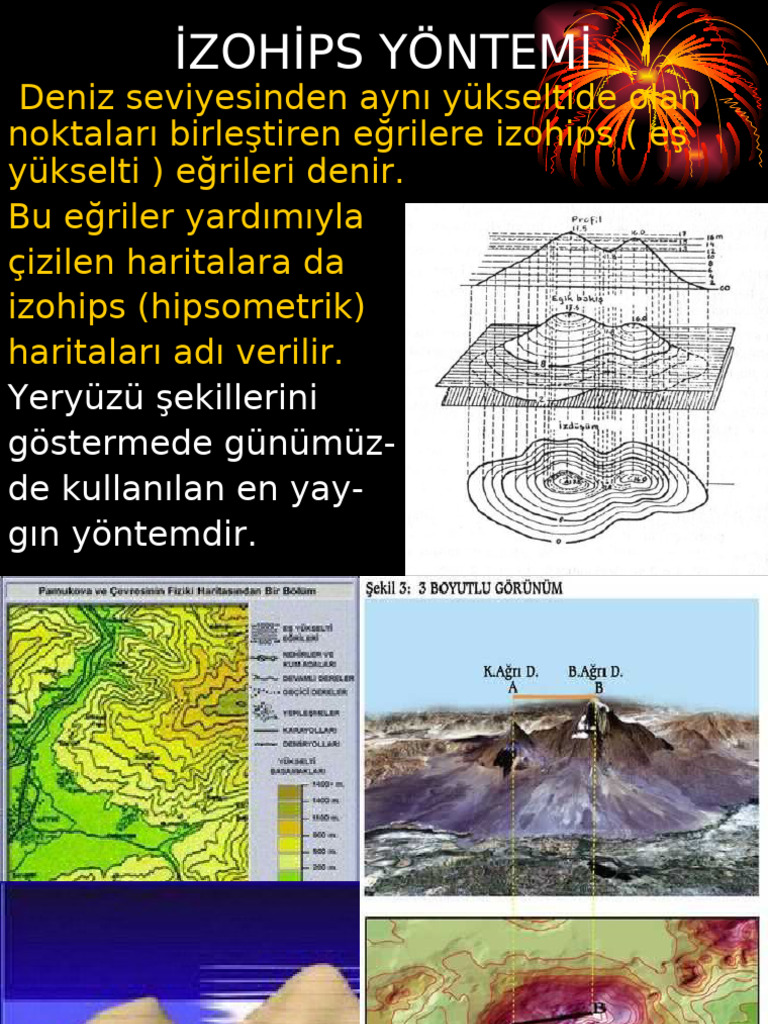 HARİTA BİLGİSİ İzohipsler | PDF