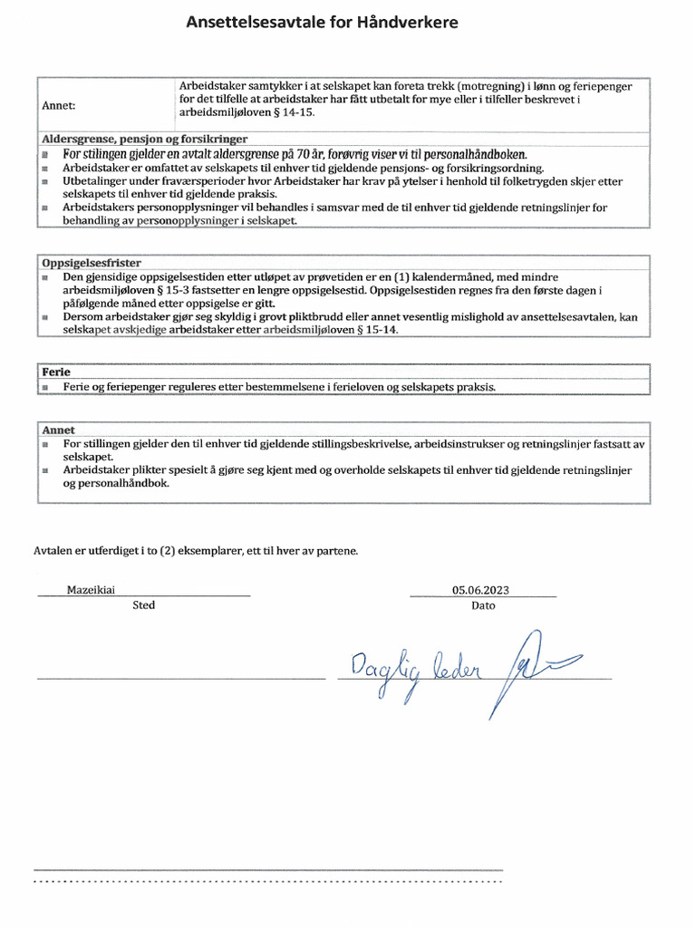 Sigis Contract | PDF