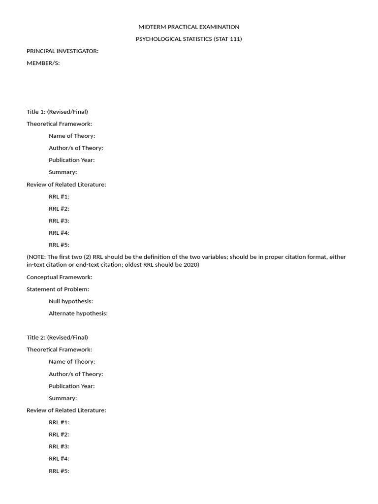 STAT+111+-+MIDTERM+PRACTICAL+EXAMINATION | PDF