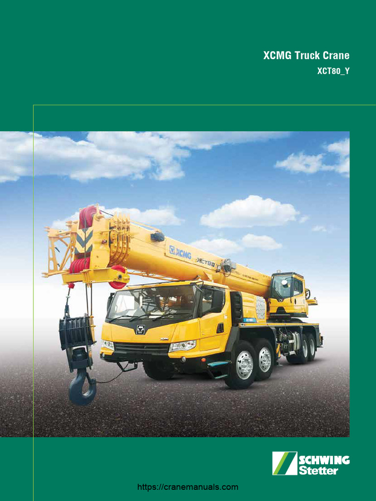 XCMG XCT80 Y Truck Crane Specs | PDF | Crane (Machine) | Truck
