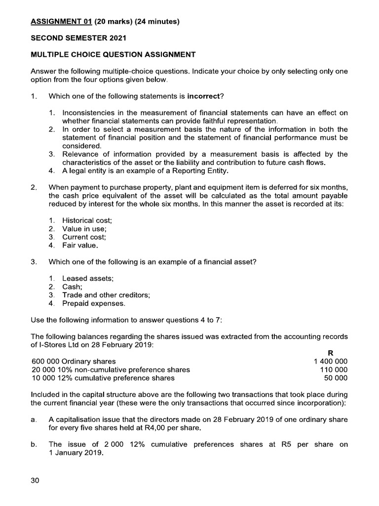 Fac2601 Questions PC 2 | PDF
