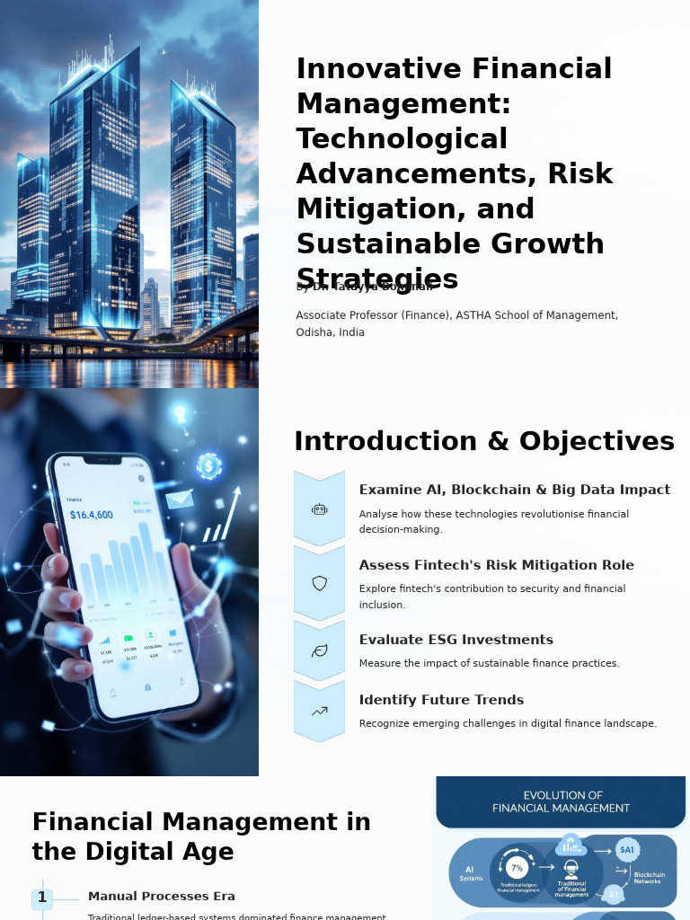 Innovative Financial Management Technological Advancements Risk ...