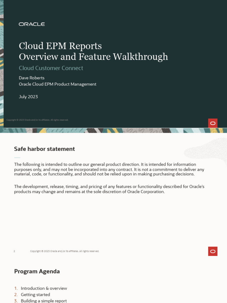 360452_CCC_ Reports Overview & Feature Walkthrough Reporting_July 2023 ...