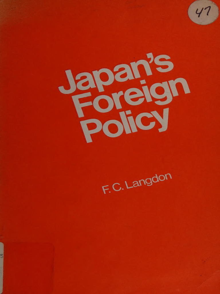 Japan's Foreign Policy Analysis | PDF | International Relations ...