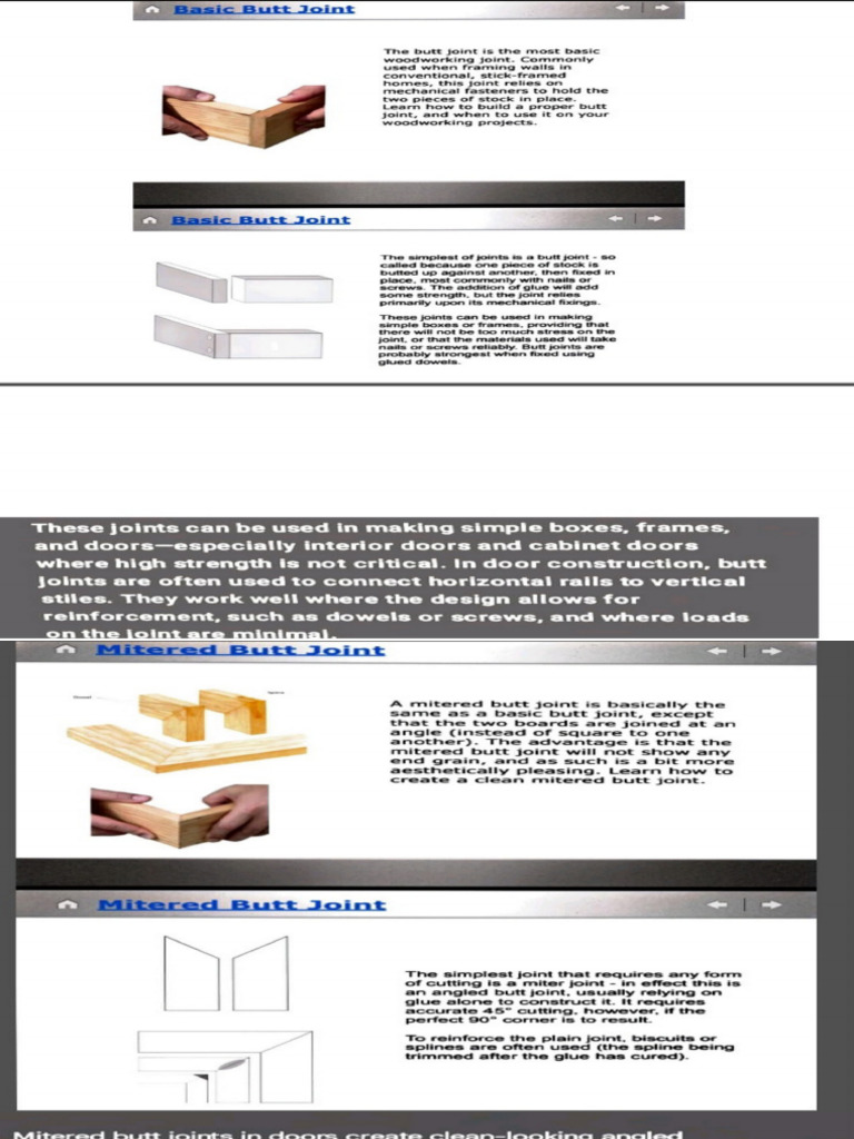 Timber Joints Image Presentation | PDF