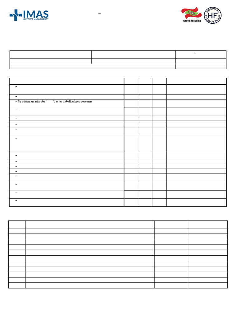 Checklist de Inspeção CIPA Hospitalar | PDF | Desperdício